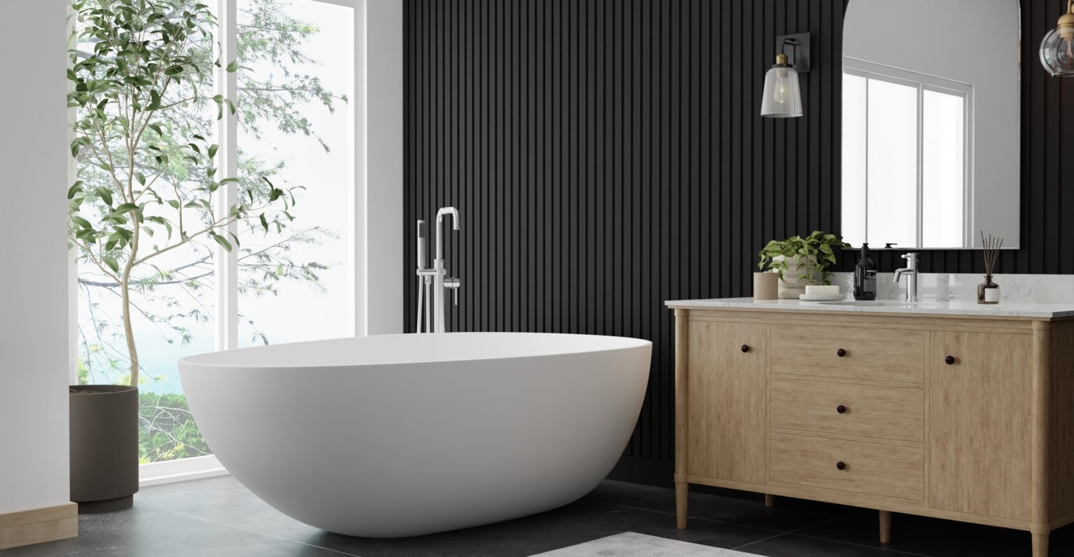 Extra Extra Large Freestanding Bathtub - Model BW-01-XXL | Badeloft USA
