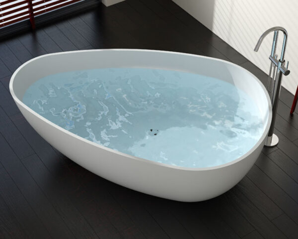 Extra Extra Large Freestanding Bathtub - Model BW-01-XXL | Badeloft USA