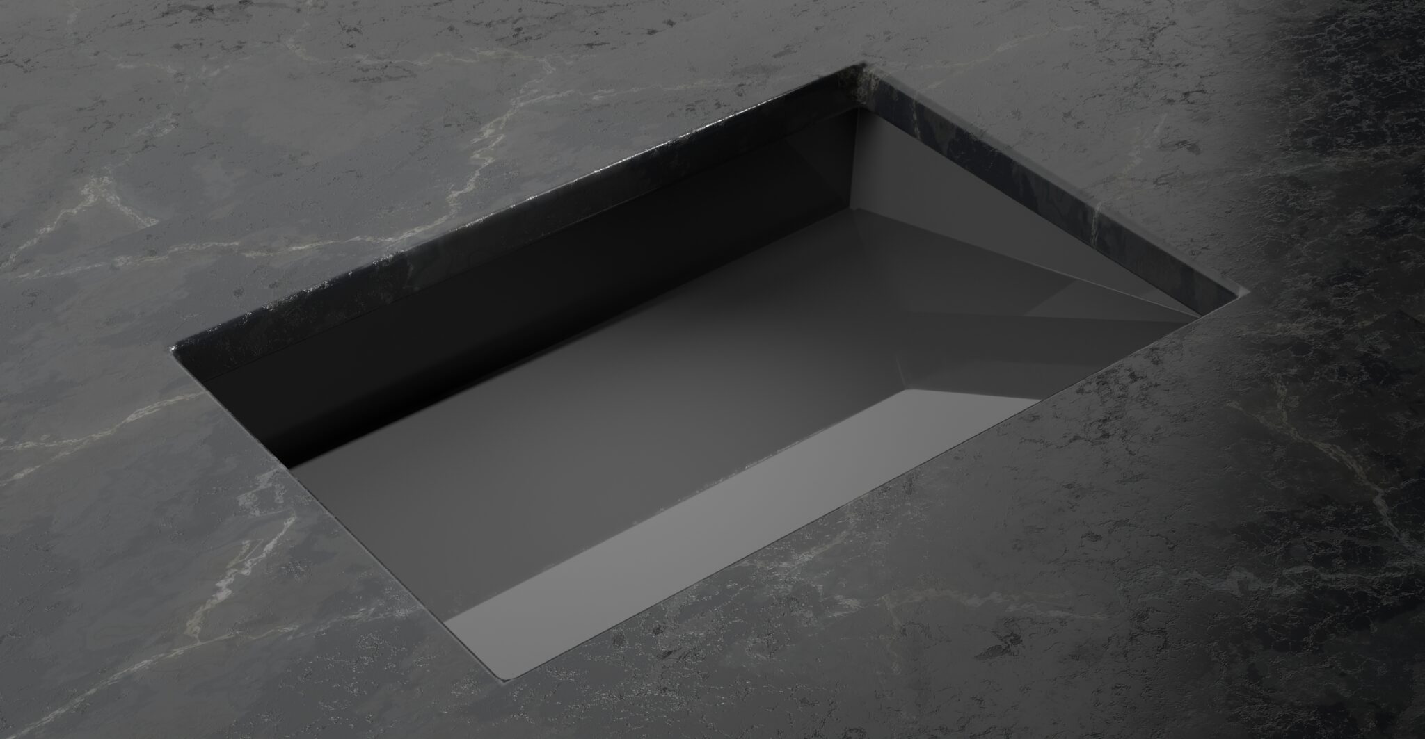 Undermount Ramp Sink - Model UB-04-L | Badeloft USA