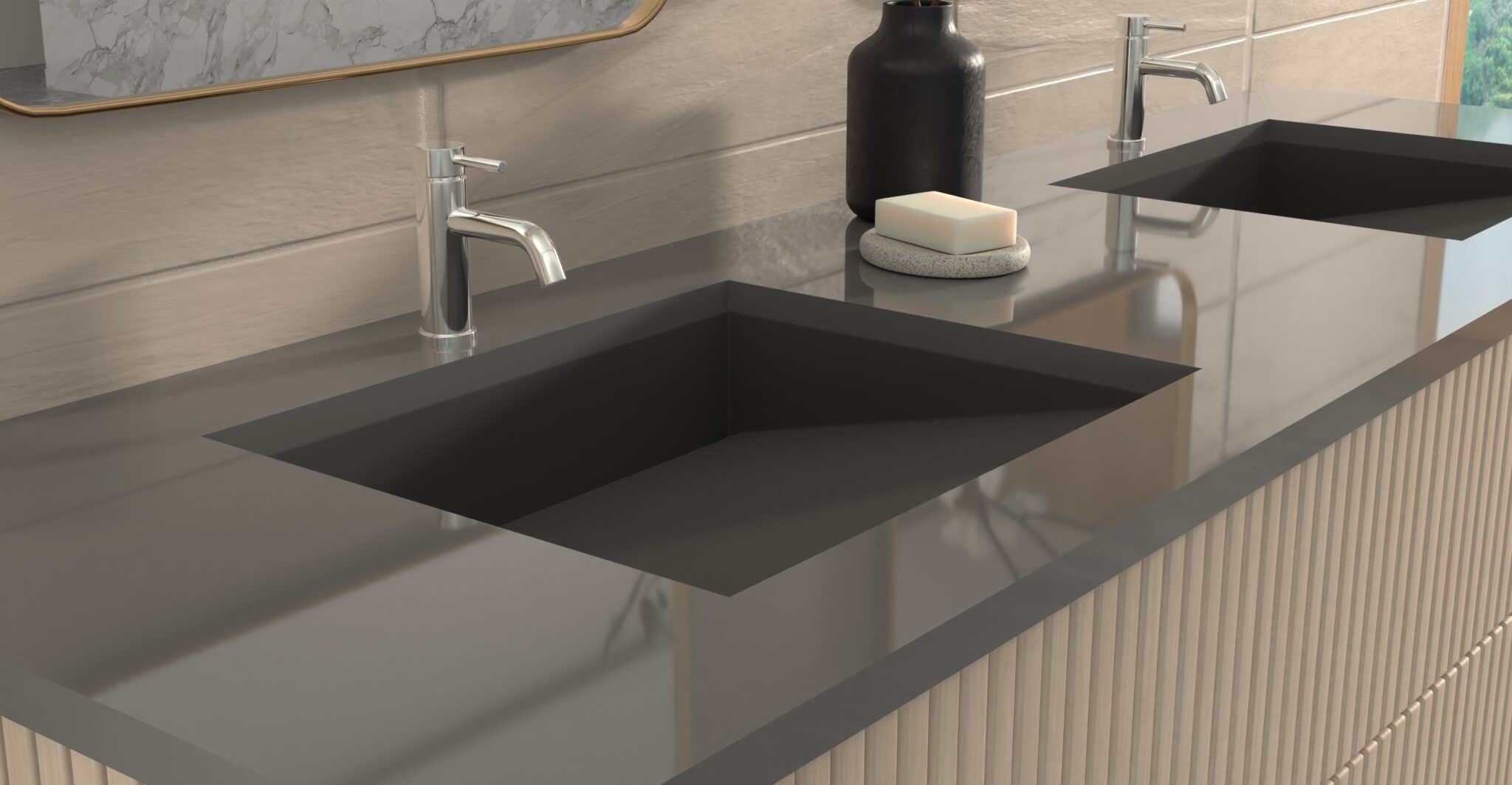 Undermount Ramp Sink - Model UB-04-M | Badeloft USA