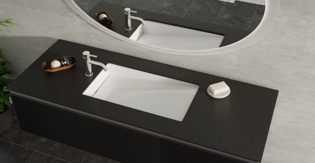 Undermount Ramp Sink - Model UB-04-RL | Badeloft USA