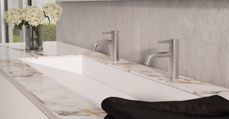 Extra Large Undermount Ramp Sink - UB-04-XL | Badeloft USA