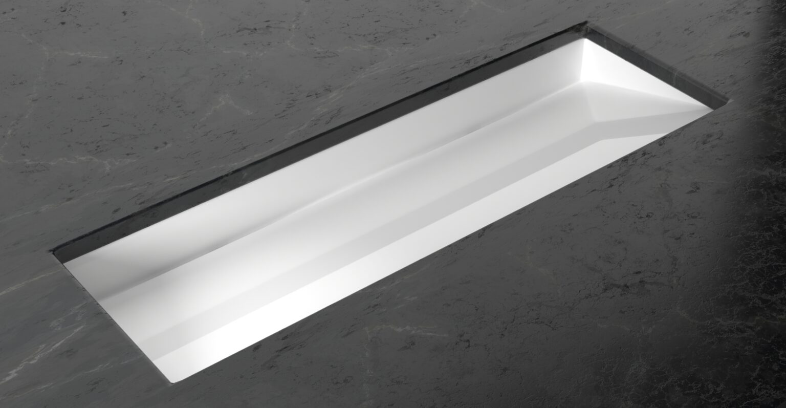 Extra Large Undermount Ramp Sink - UB-04-XL | Badeloft USA