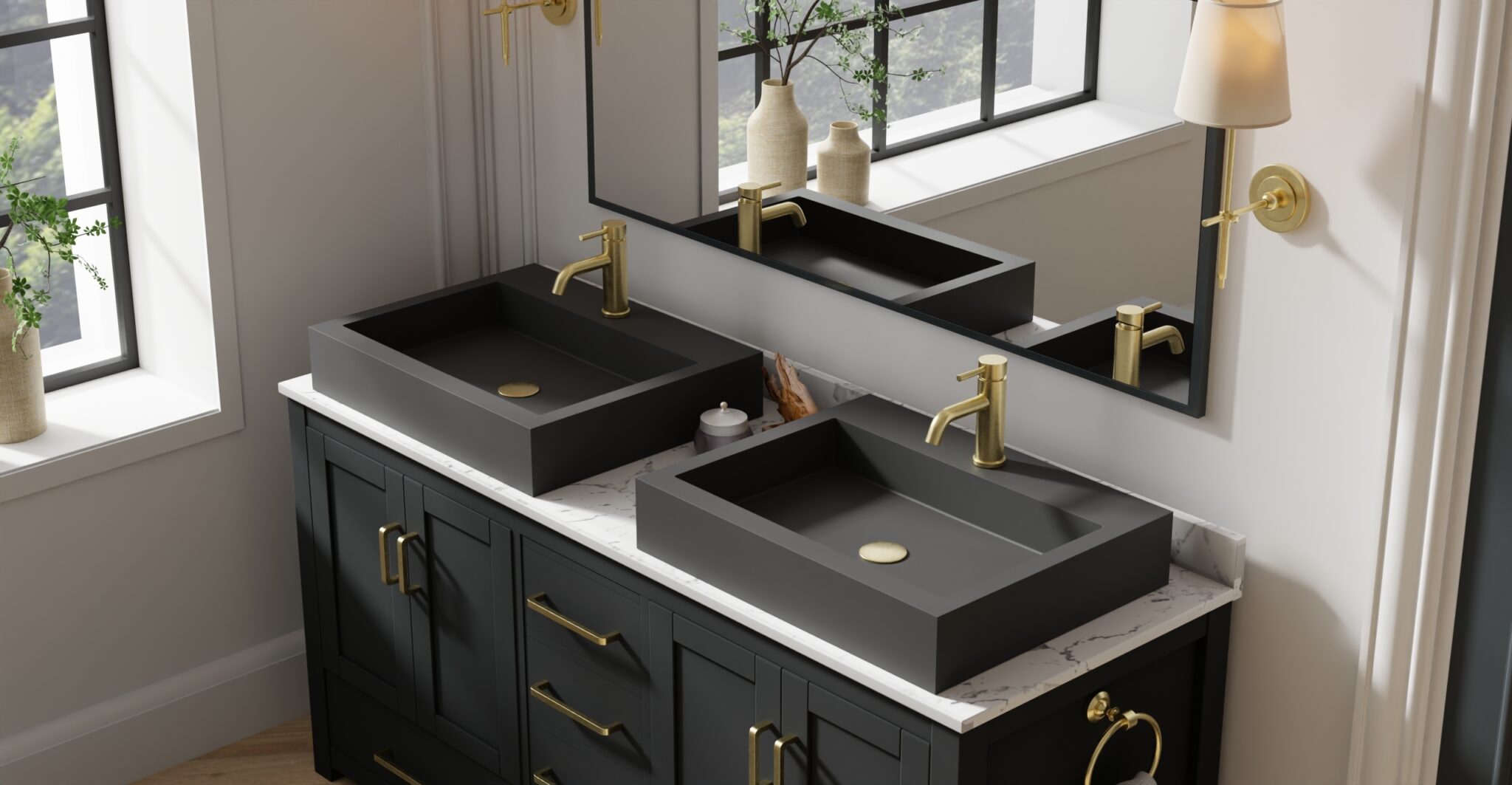 Small Countertop Sink - Model WB-05-M | Badeloft USA