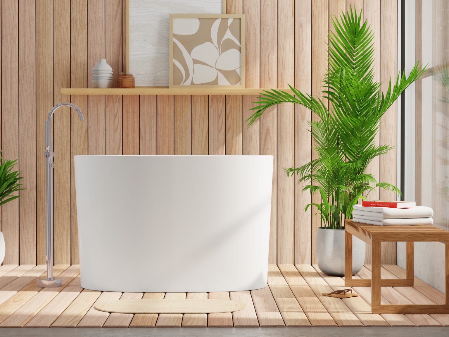48" Ofuro Bathtub - BW-08-S | Japanese Soaking Tub | Badeloft