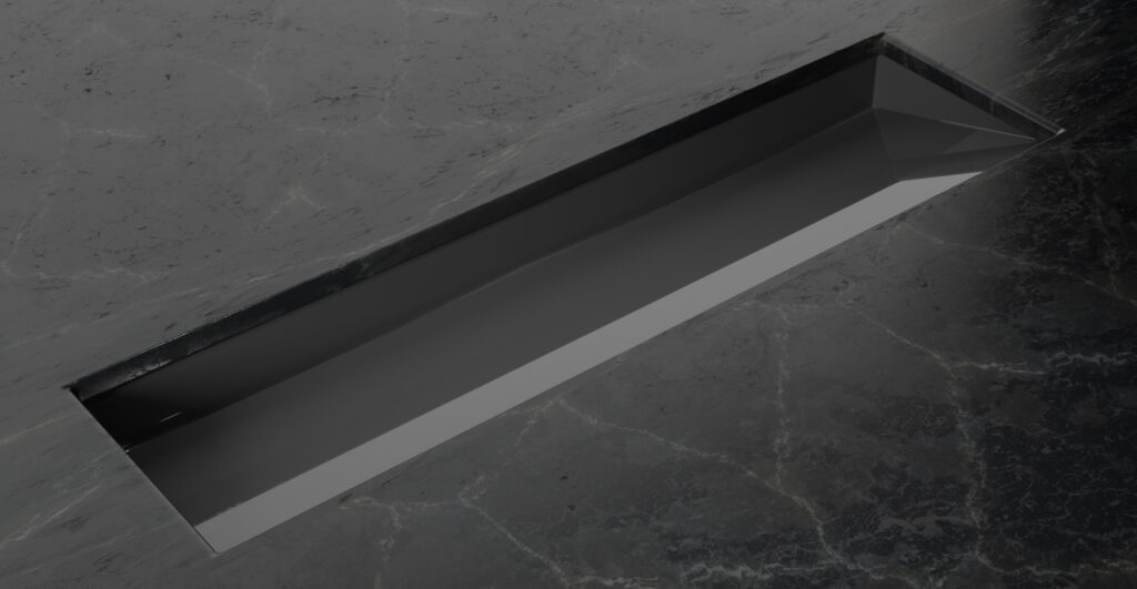 XXL Undermount Ramp Sink - Model UB-04-XXL | Badeloft USA