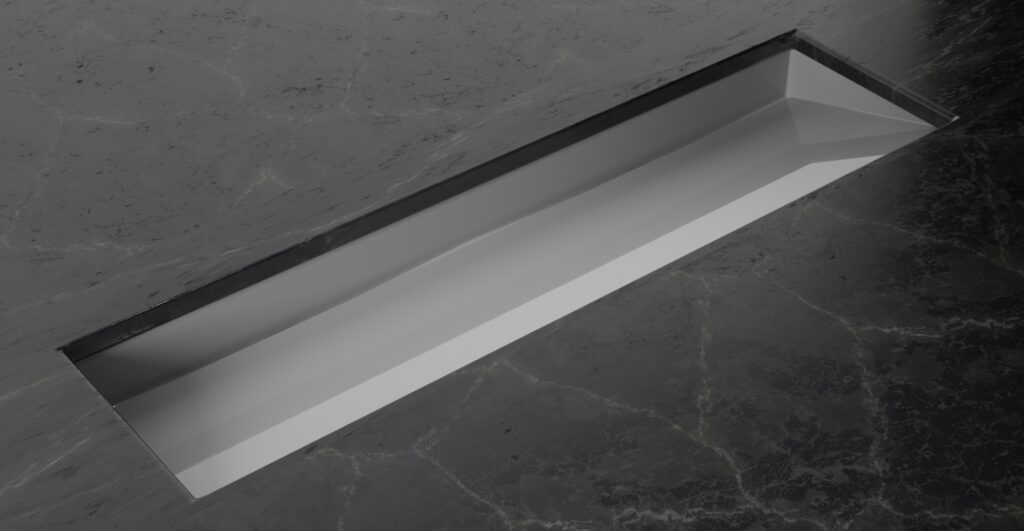 XXL Undermount Ramp Sink - Model UB-04-XXL | Badeloft USA