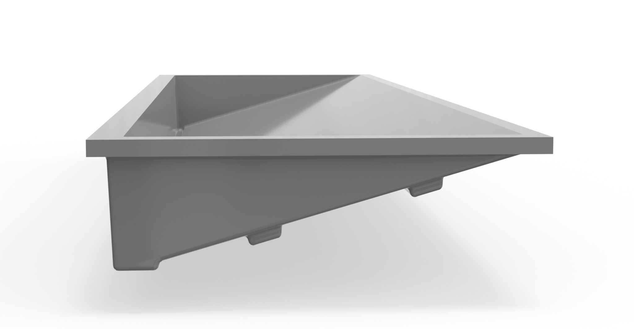 XXL Undermount Ramp Sink - Model UB-04-XXL | Badeloft USA