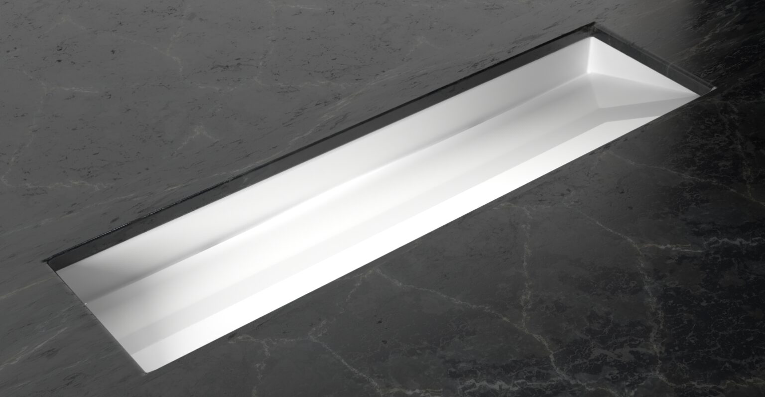 XXL Undermount Ramp Sink - Model UB-04-XXL | Badeloft USA