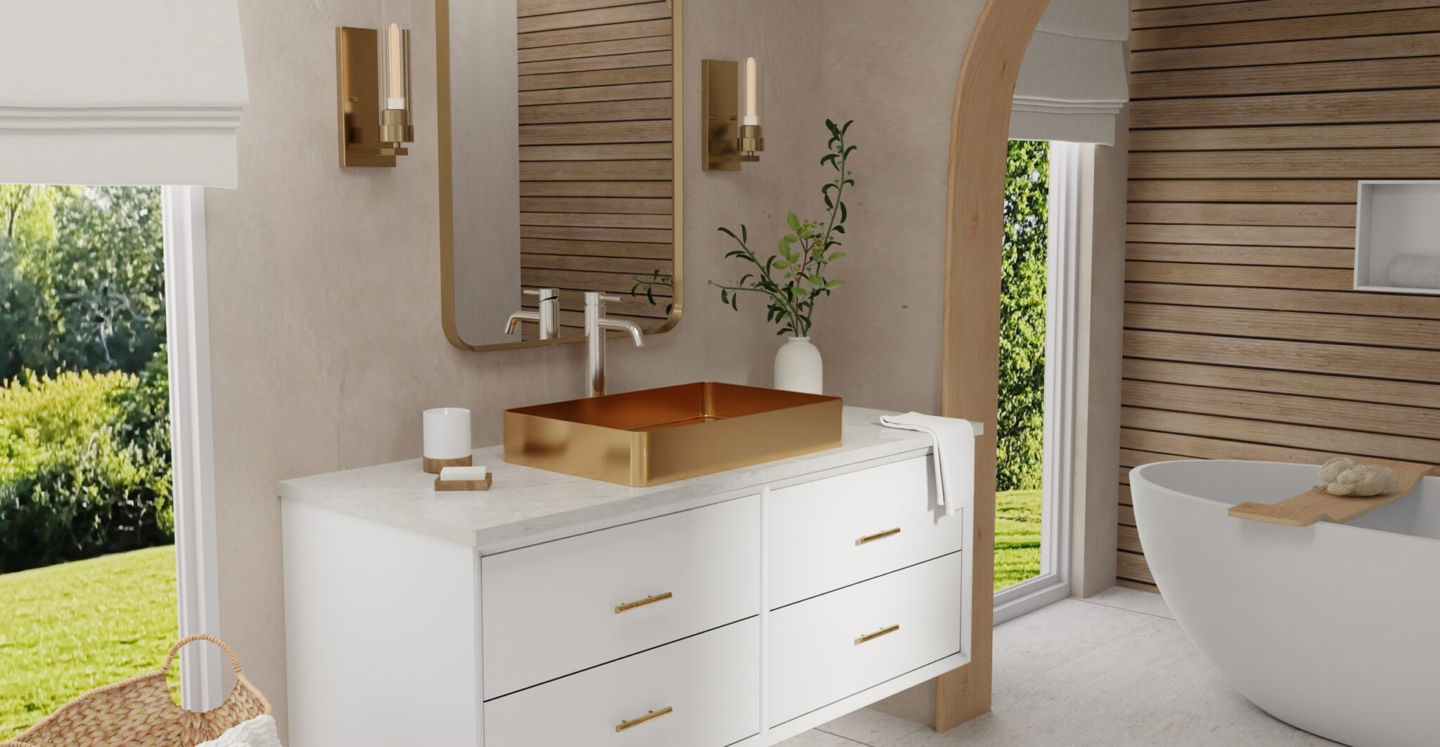Stainless Steel Countertop Sink ES-WB-600-BS | Badeloft USA