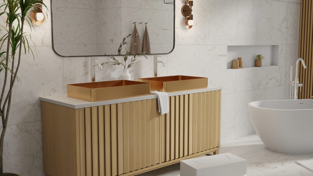 Stainless Steel Countertop Sink ES-WB-600-BS | Badeloft USA