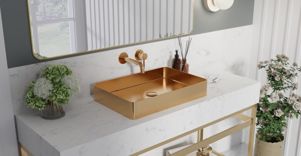 Stainless Steel Countertop Sink ES-WB-600-BS | Badeloft USA