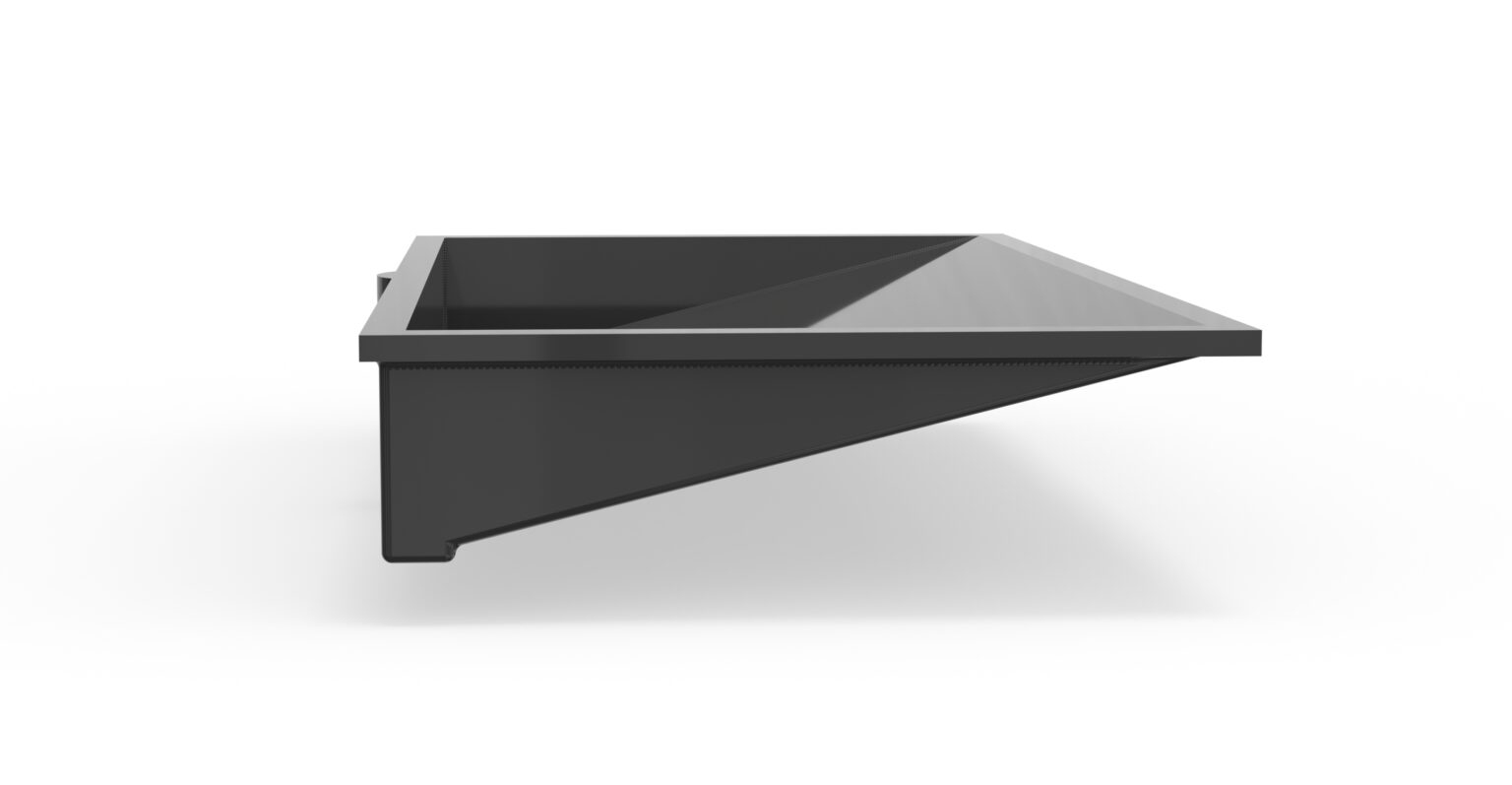 Undermount Ramp Sink - Model UB-04-32-BLK | Badeloft USA