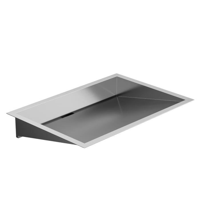 Undermount Ramp Sink - Model ES-UB-04-L-BS | Badeloft USA