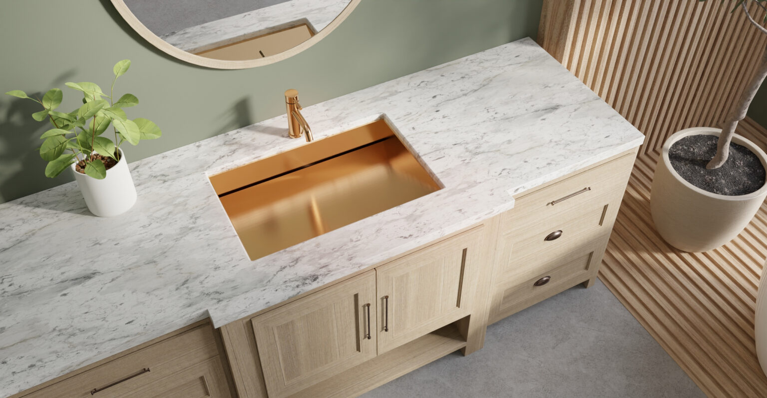 Undermount Ramp Sink - Model ES-UB-04-L | Badeloft USA