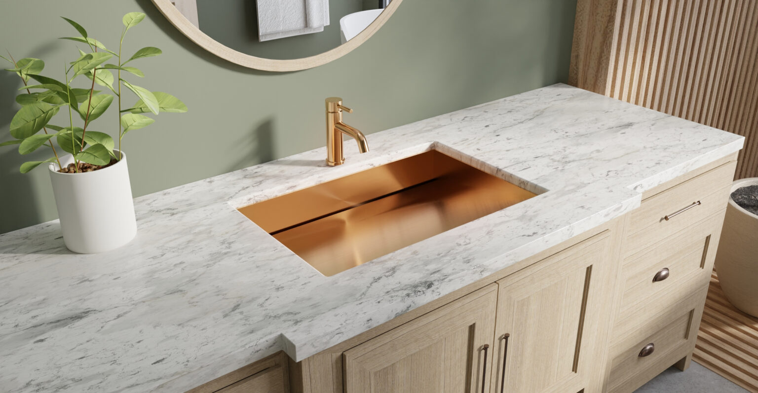 Undermount Ramp Sink - Model ES-UB-04-L | Badeloft USA