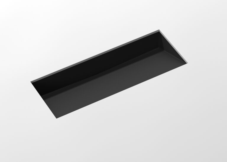 Undermount Ramp Sink - Model UB-04-40-BLK | Badeloft USA