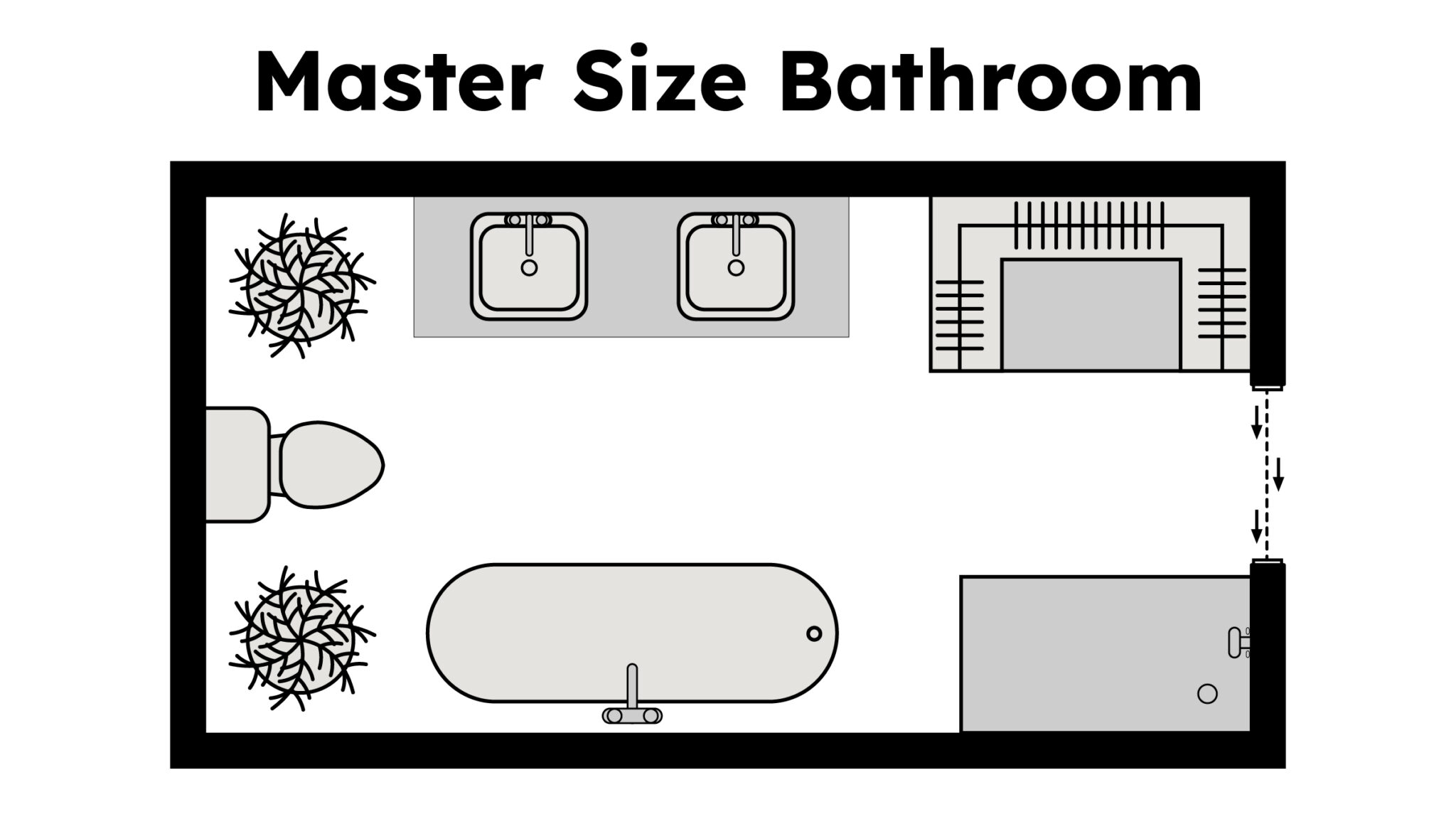 The Most Common Bathroom Sizes and Dimensions in 2025 | Badeloft
