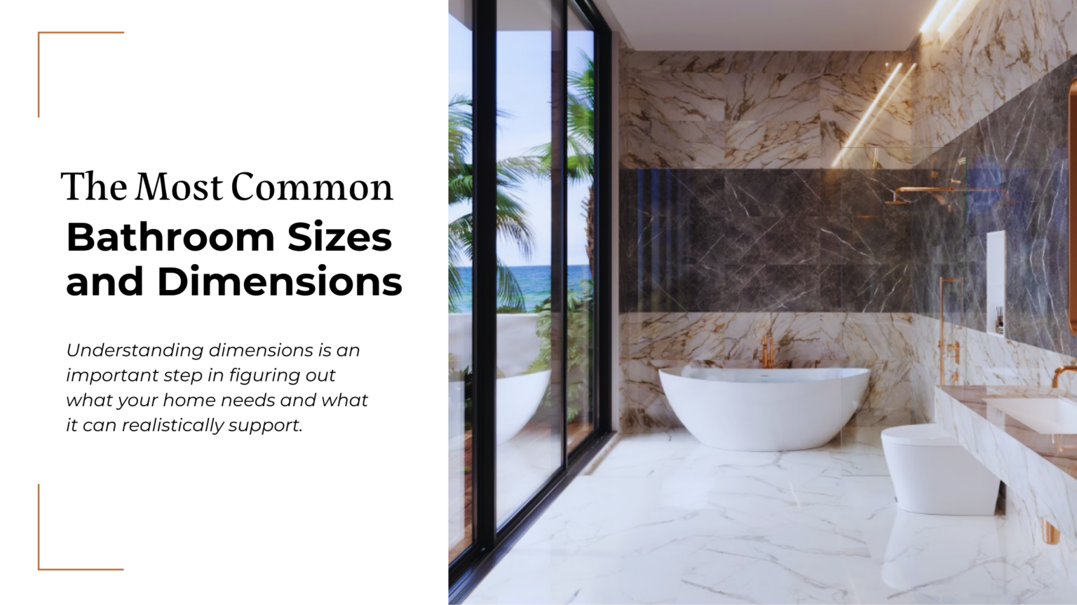 The Most Common Bathroom Sizes and Dimensions in 2025 | Badeloft