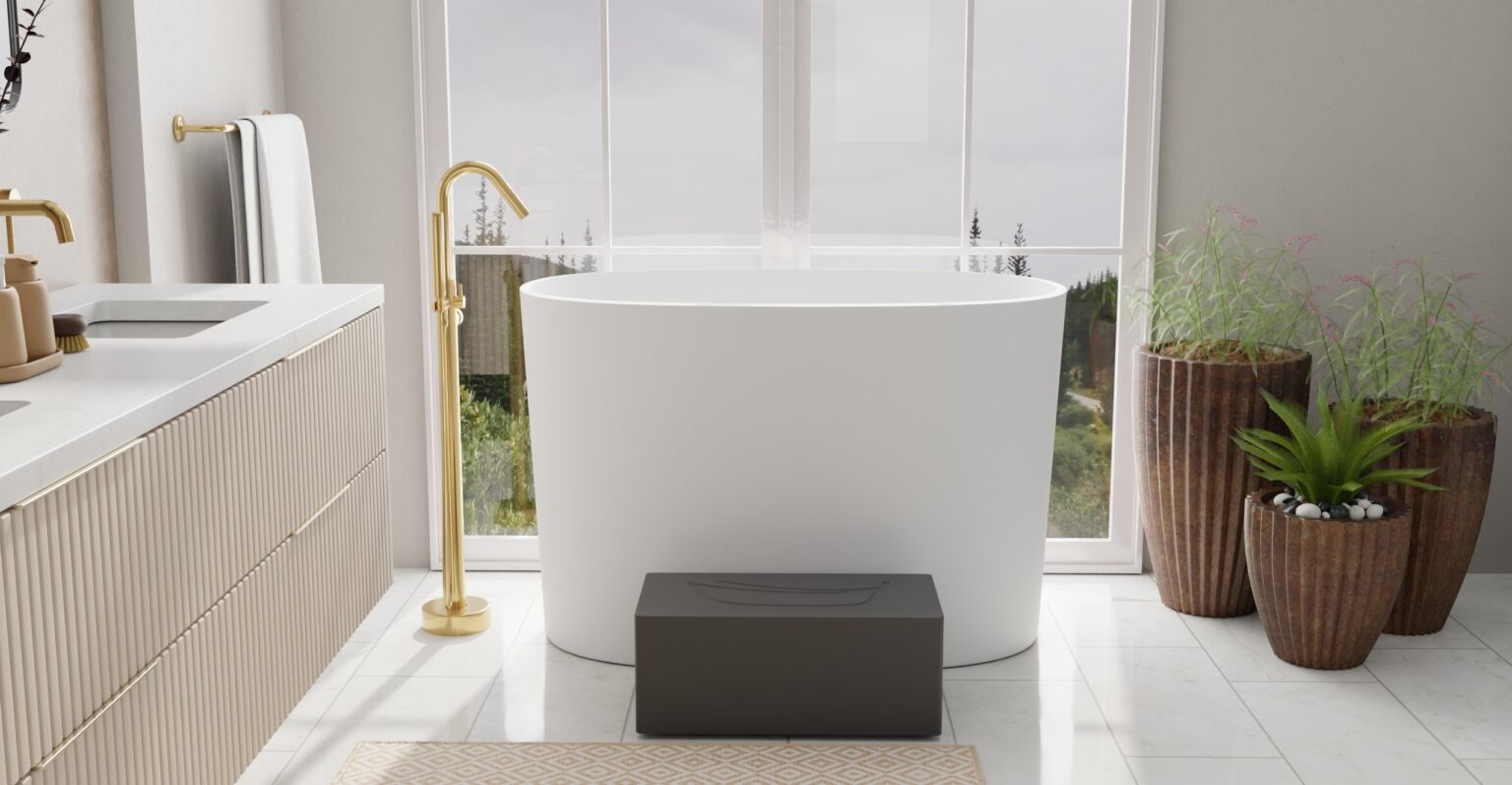 Bath Step for Freestanding Bathtubs | Badeloft