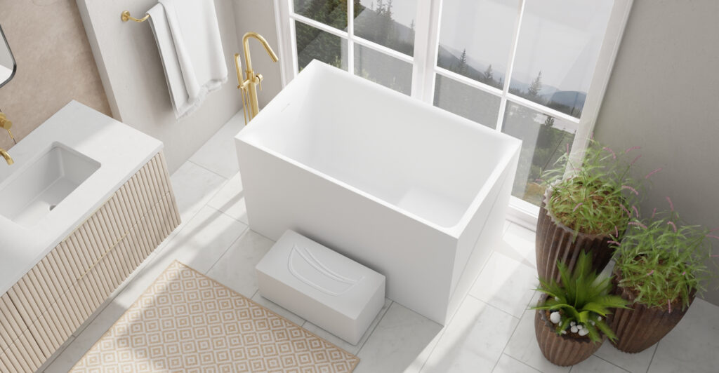 Bath Step for Freestanding Bathtubs | Badeloft